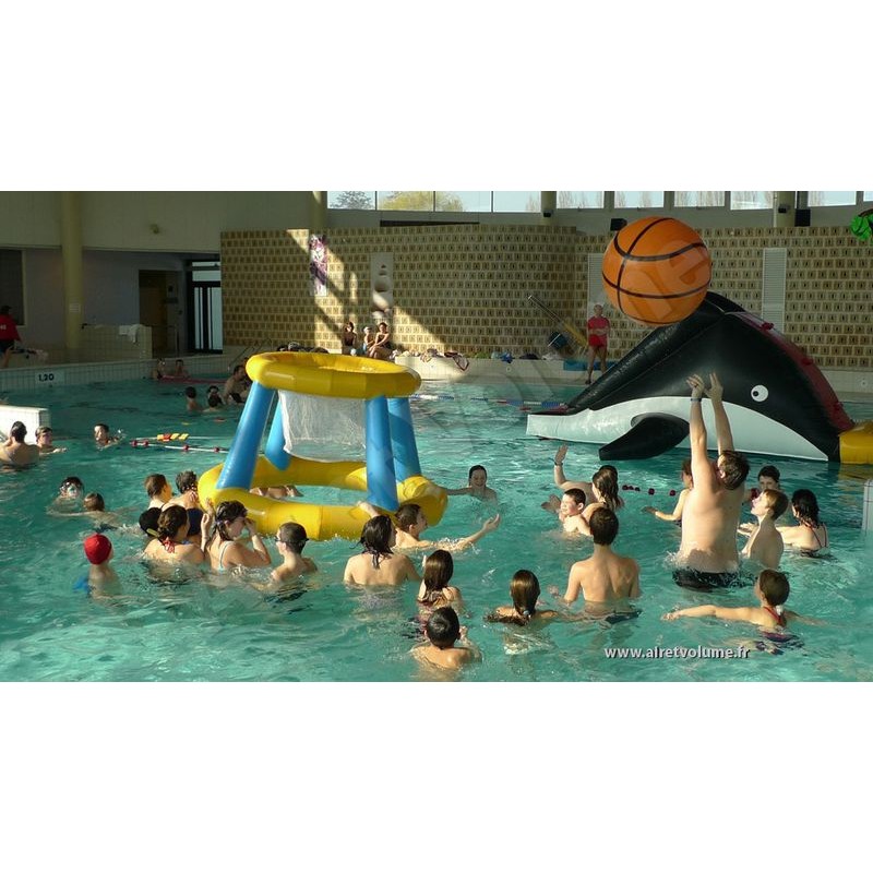 Aqua Basket - Jeu Gonflable Aquatique - Panier de Basket pour Piscine ...